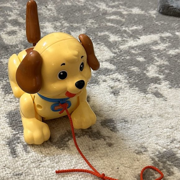 Fisher-Price | Toys | Fisherprice Brilliant Basics Lil Snoopy Pull Toy Tan | Poshmark